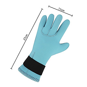 Diving Wetsuits Gloves Neoprene Gloves Scuba Gloves Water Gloves 3MM Neoprene Women Men Five Finger Warm Winter Gloves Snorkeling Paddling Surfing Kayaking Canoeing Spearfishing Skiing Dive Gloves