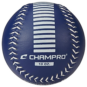 Champro Weighted Training Softballs - Leather Cover (10 oz.) (CSB7CS)