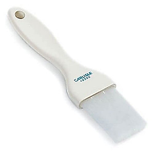 Carlisle FoodService Products 4039002 Galaxy Flat Brush, White, 1 1/2", 1.5" Height, 1.5" Width, 7" Length, Nylon