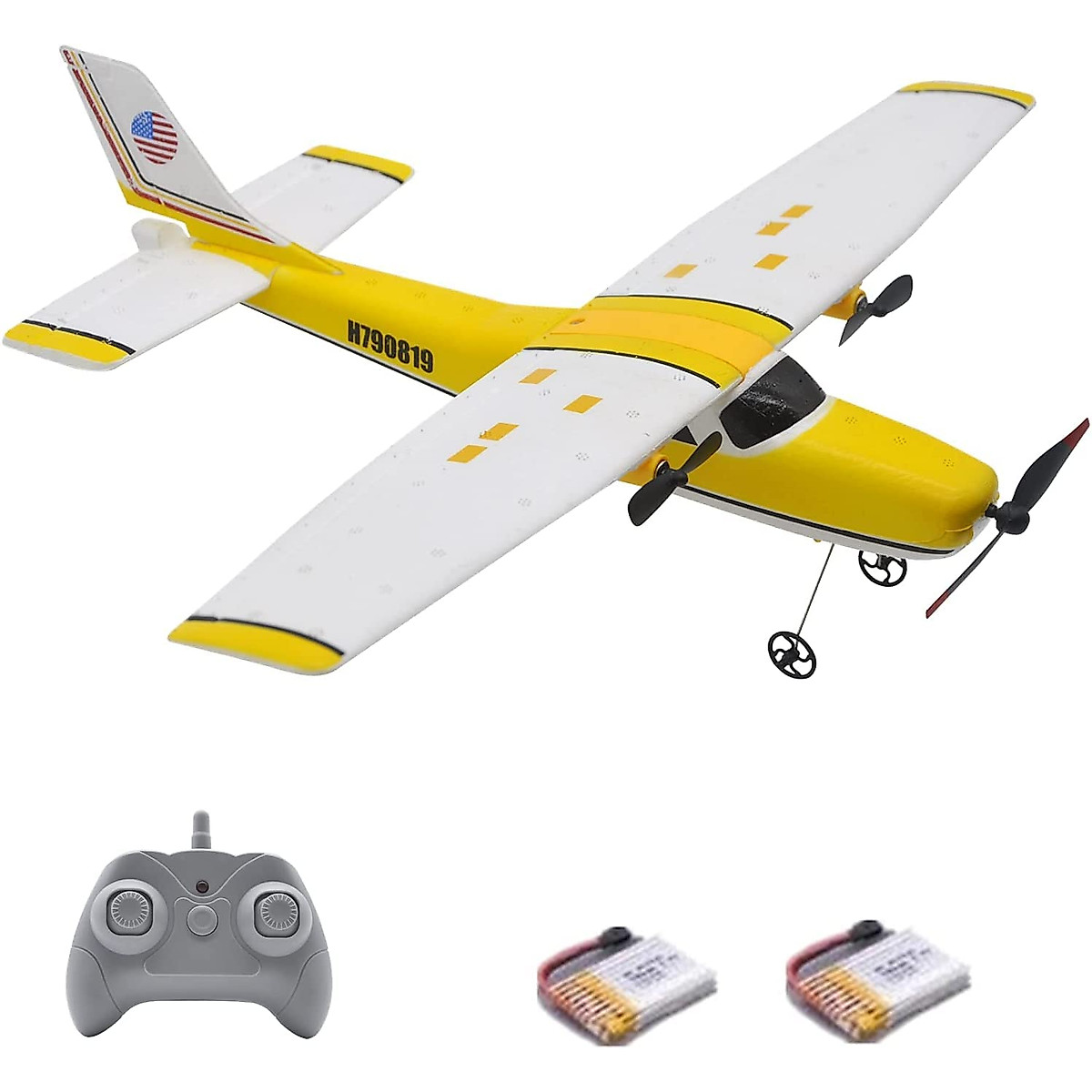 LBKR Tech RC Plane,Remote Control Airplane Ready to Fly,RC Airplane Builting in 6-Axis Gyro,Easy to Fly Remote Control Plane for Kids Boys Beginner Adults Girls