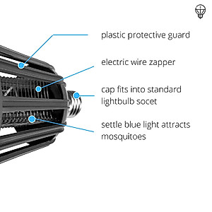 MOSQITUNES Outdoor Bug Zapper, LED Light Indoor Repellant Bluetooth Speaker with Light, Electric Mosquito Zapper lamp Outdoor Electric Fly Mosquito lamp Bug Light Bug Light Satisfying LED