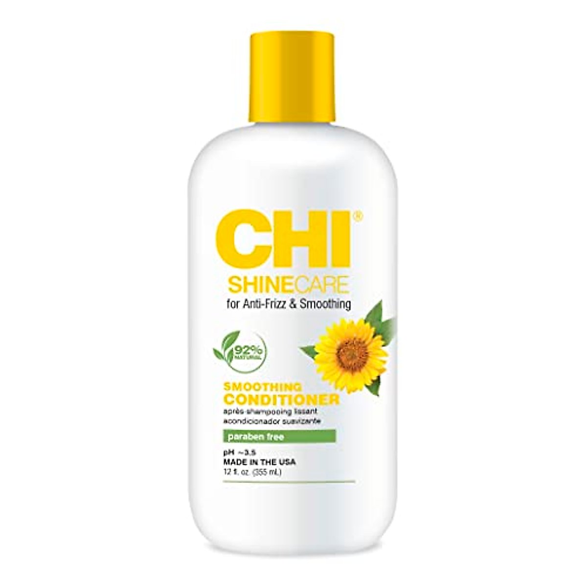 CHI ShineCare - Smoothing Conditioner 12 fl oz- Transforms Dull, Lackluster Hair to Condition and Smooth Split Ends and Frizz, Adding Instant Shine and Hydration