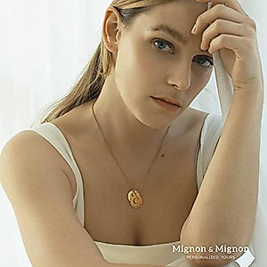 Personalized Gifts Initial Name Necklace Handmade Family Jewelry Gifts for Women Mom Grandma Family Gifts Graduation Day Gift for Best Friend Jewelry Friendship Necklace Letter Jewelry Gift -LCN-ID