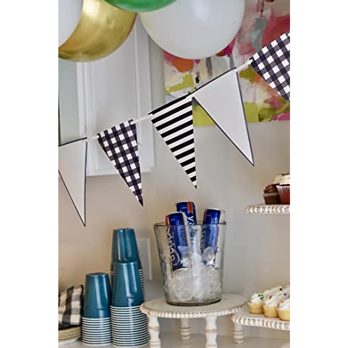 Mud Pie White Beaded Pedestal Trays, small 4" x 10" dia | large 5" x 12" dia