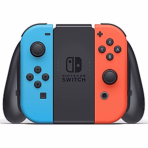 Nintendo Switch 32 GB Console w/ Neon Blue & Red Joy-Con (HACSKABAA) Bundle with Nintendo Mario Kart 8 Deluxe + Super Mario Party + Super Mario Maker 2 + Nintendo Switch Minecraft + More