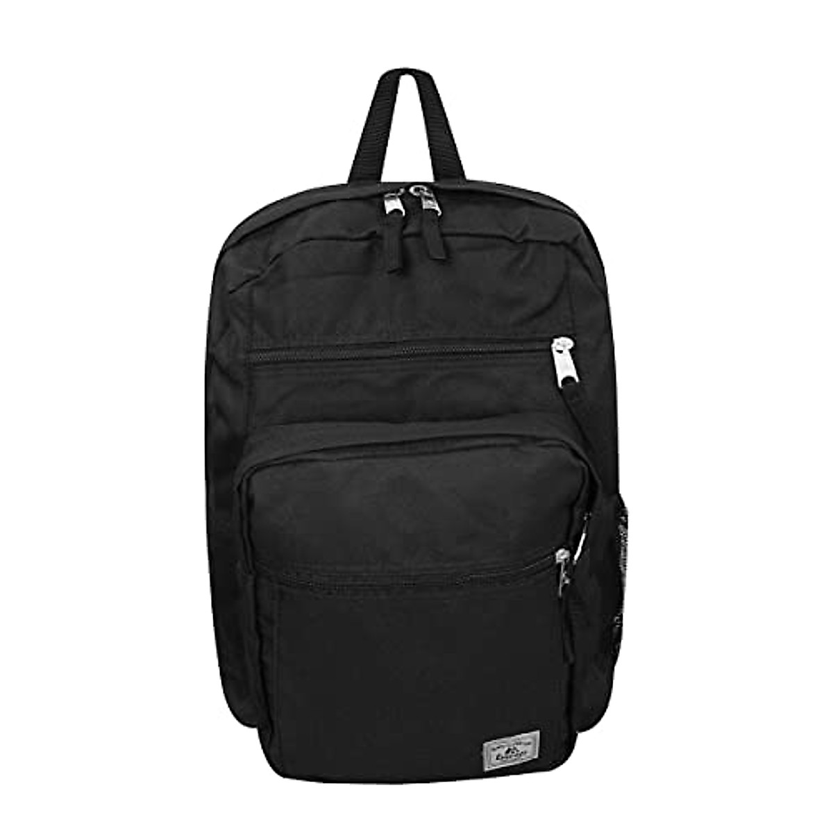 Everest Multi-Compartment Daypack with Laptop Pocket, Black, One Size