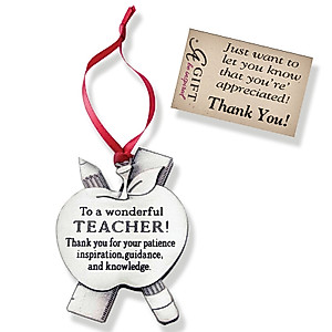 Cathedral Art CO765 Teacher Occupation Ornament, 2-1/4-Inch