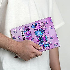 FYWZXED Stitch Lover Gifts Touch Me And I Will Bite You Leather Notebook Movies Lover Gift Birthday Gifts for Women Family Friends Graduation Gifts for Son Daughter (ohana means family)