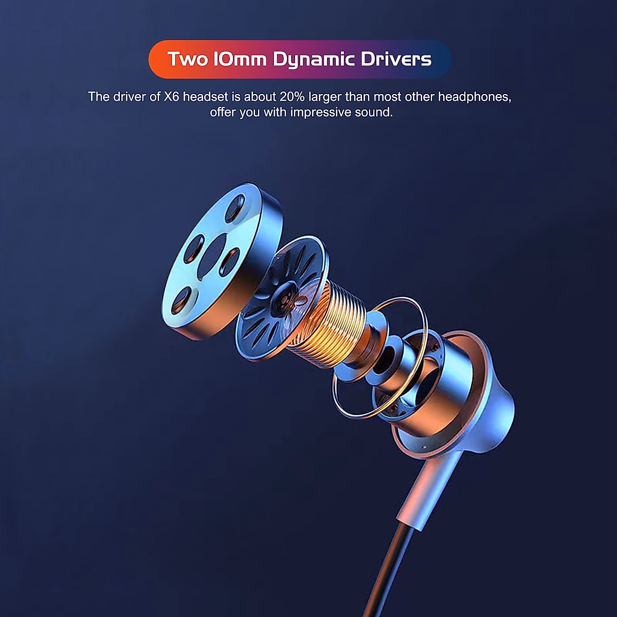 Long Battery Life neckband bluetooth headphones, X8 (150H Playtime) & X6 (100H Playtime),LED Power Display,in Ear Wireless Headset with Noise Cancelling Microphone, USB-C Fast Charging Stereo Earbuds