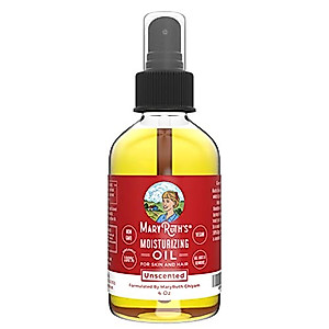 Skincare | Makeup Remover | Organic Moisturizing Oil for Body & Hair | Moisturizer for Hair Skin Nails Face | Improves Stretch Marks & Acne Scars | Great for All Skin Types | Vegan | Non-GMO | 4 Fl Oz