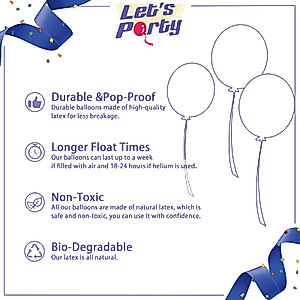 FEELMOMNNT 84 pcs White Balloons Different Sizes 5/12/18 inch White Latex Balloons White Balloon Garland Arch for Birthday Party Graduation Holiday Wedding Baby Shower Anniversary Party Decoration