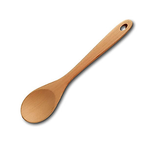 1PC Wooden Spatula,1PC Wooden spoon and 1PC Wooden fork in a set, Handmade Organic Beech Wood Utensil For Kitchen, Natural Nonstick Hard Wood Spatulas And Wood Spoon Set, Premium Wood Cooking Set