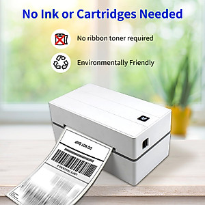 NETUM Shipping Label Printer, High-Speed 150mm/s Direct USB Thermal Barcode Printer 4×6 Shipping Label Printer Label Maker Machine Compatible with Ebay, Amazon, FedEx,UPS,Shopify,Etsy