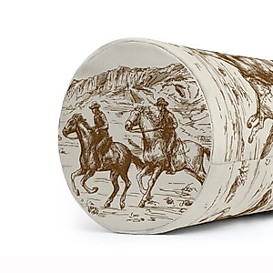 Western Laundry Hamper Basket, Wild West Desert with Cowboys Collapsible Portable Laundry Bag, Storage Bins Baskets, Baby Laundry Basket,Toys Storage Basket, Gifts Basket, Bedroom Home Decor