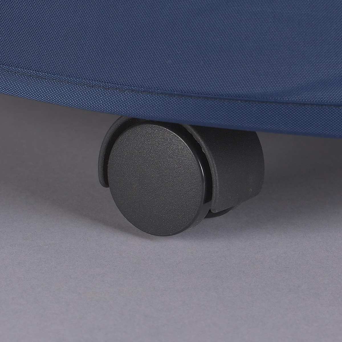 Household Essentials 2030 Pop-Up Laundry Hamper on Wheels with Drawstring Closure | Shoulder Strap to Carry Clothing | Blue