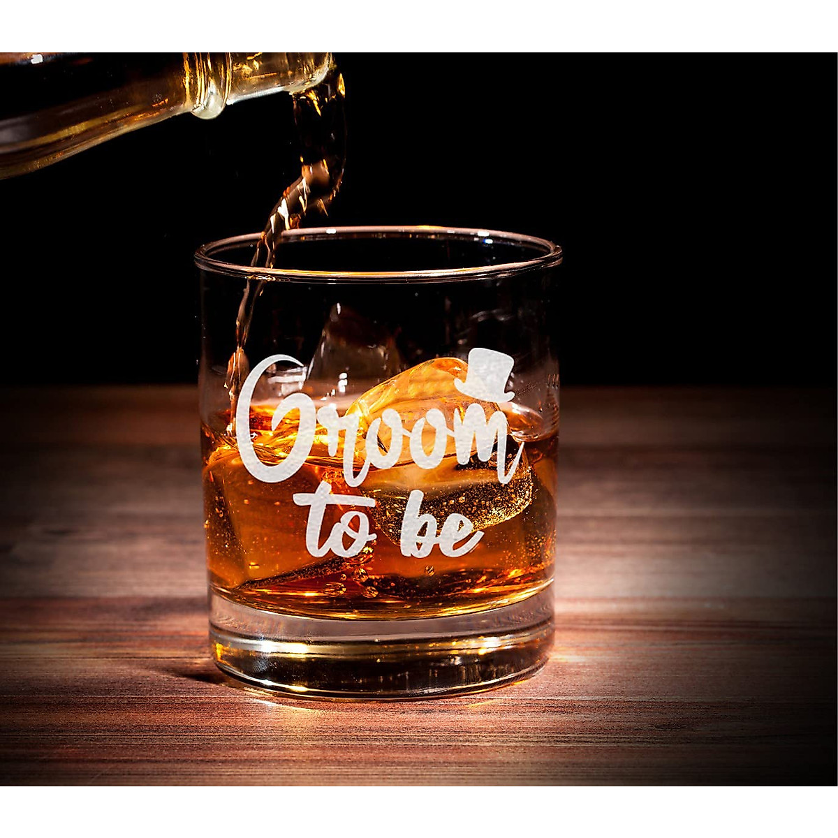 NeeNoNex Groom To Be Whiskey Glass