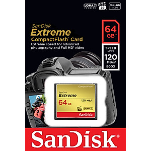 B00EZE6V50 SanDisk Extreme 64GB Compact Flash Memory Card