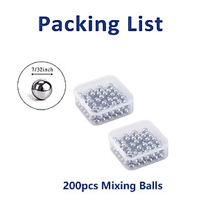 FOUR E'S SCIENTIFIC 200pcs 7/32in Mixing Balls, Accessories for Mini Vortex Mixer