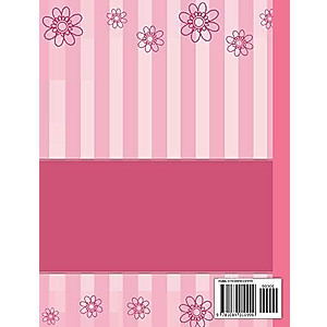Abella: Personalized Name College Ruled Notebook Pink Lines and Flowers