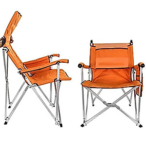 GFHLP Outdoor Portable Picnic Tourist Backrest Folding Chair is Compact Durable and Light Weight