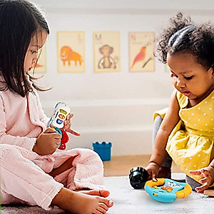 TOY Life Baby Toy Keys with Steering Wheel Toy - Toy Key for Toddler and Infant and Kids Steering Wheel - Play Keys Toys - Baby Musical Light Up Toys for Babies 18 Months (Car Keys & Steering Wheel)