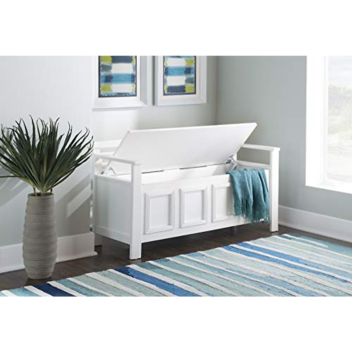 Linon Laredo Storage Bench