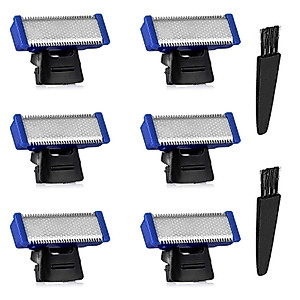 LinMei Razor Replacement Head Compatible for Gen 1 Micro Touches Solo Trimmer Replacement Cutter Head Solo Hybrid Shaver Replacement Blades Include 2 Cleaning Brush