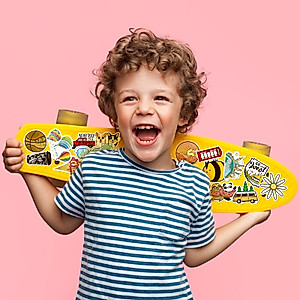 Bibonse Waterproof Vinyl Stickers for Kids Teens Home School Decor Water Bottle Computer Skateboard Walls Window and More (120PCS Vine Stickers)