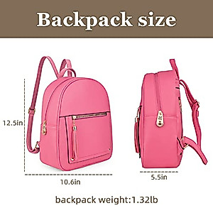 Montana West Anti Theft Backpack Purse for Women Backpack for Ladies with Secured Zipper & Tassel, MWC-104HPK