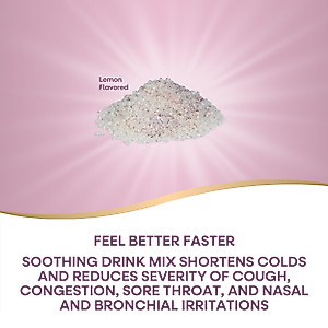 Nature's Way Umcka ColdCare Soothing Hot Drink - Homeopathic – With Pelargonium sidoides 1X- Helps Shorten Duration of Colds - Soothing Lemon Flavored - Suitable for Ages 6+ - 10 Packets