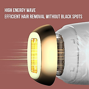 LANAFARA Laser Hair Removal,Painless At-Home IPL Hair Removal for Women and Men for Face Armpits Legs Arms Bikini Line, white