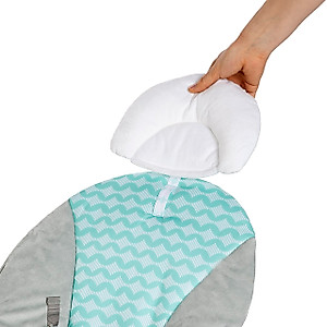 Ingenuity Ity Bouncity Bounce Vibrating Deluxe Baby Bouncer Seat, 0-6 Months Up to 20 lbs (Goji)