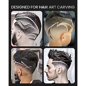 RENPHO Cordless Hair Clippers for Men, Beard Trimmer with LED Display, 4-Speed Hair Trimmer for Men, 0.15mm Professional Barber Clippers, Hair Cutting Kit, 100-240V for Global Travel