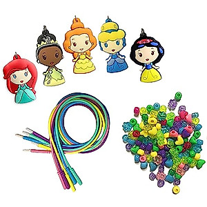 Tara Toys Disney Princess Necklace Activity Set, Create your own jewelry, easy for little hands [Amazon Exclusive] 9.7x8.18x2