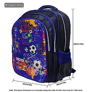 JDEIFKF Soccer Backpack Laptop Backpack For Men Women, Soccer Backpacks Shoulder Bag For Travel Hiking Camping Daypack