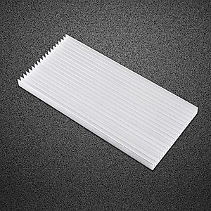 Aluminum Heat Sink Heatsink Module Cooler Fin for High Power Amplifier Transistor Semiconductor Devices with Dense 19 pcs Fins 11.8"(L) x 5.51"(W) x 0.79"(H) / 300 mm (L) x 140 mm (W) x 20 mm (H)