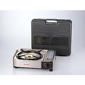 Iwatani 35FW Single-Burner Butane Portable Cooktop Indoor & Outdoor Cooking Stove Medium