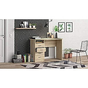 Tvilum Warner Desk with 4 Drawers, Oak Structure