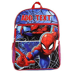 KishKesh Personalization Personalized 16 Inch License School Backpack - Spider-Man