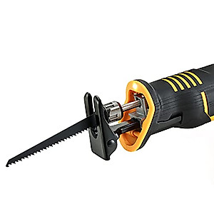 MOTORHEAD 20V ULTRA Cordless Reciprocating Saw, Lithium-Ion, Tool-Free Blade Change & Guard, 1” Stroke, 0-3000 SPM, Variable Speed Trigger, 2Ah Battery, Quick Charger, Bag, 2 Blades, USA-Based