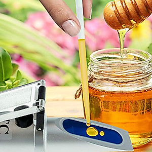 DANOPLUS Honey Moisture 58~90% Brix Refractometer with ATC, Handheld High Measuring Range Sugar Content, Honey, Jelly, Jam and Syrup