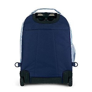 JanSport Driver 8 Rolling Backpack and Computer Bag, Lucky Bandana - Durable Laptop Backpack with Wheels, Tuckaway Straps, 15-inch Laptop Sleeve - Premium Bag Rucksack