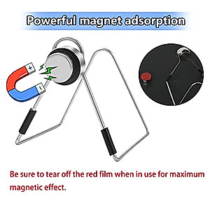 ELIUNG FLIXBLANY 2 Pack Magnetic Sponge Holders for Kitchen Sink Stainless Steel Dish Sponge Holder Punch-Free Rustproof Kitchen Sink Magsink Holder Kitchen Accessories