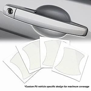 ReplaceMyParts Custom Fit Door Handle Cup Clear Bra Paint Protector Film Anti Scratch Stone Guard Self Healing PPF (Set of 4) for 2010 2011 2012 2013 Volvo S60
