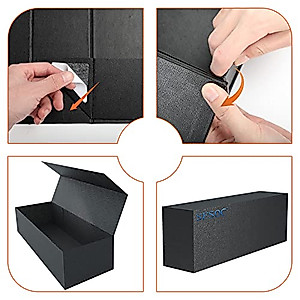 SFSOC 1 Pack Trading Card Storage Box Baseball Card Storage Box for Sports Card Storage Holds 900 Cards or 200 Toploaders, Fits Football, Basketball, Hockey, Gaming & Trading Cards (14*4.5*3)in