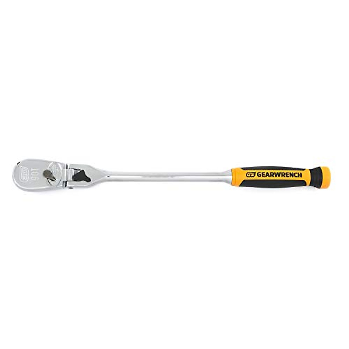 GEARWRENCH 3 Pc. 1/4", 3/8" & 1/2" Drive 90 Tooth Dual Material Locking Flex Head Ratchet Set - 81298T, Multi, One Size