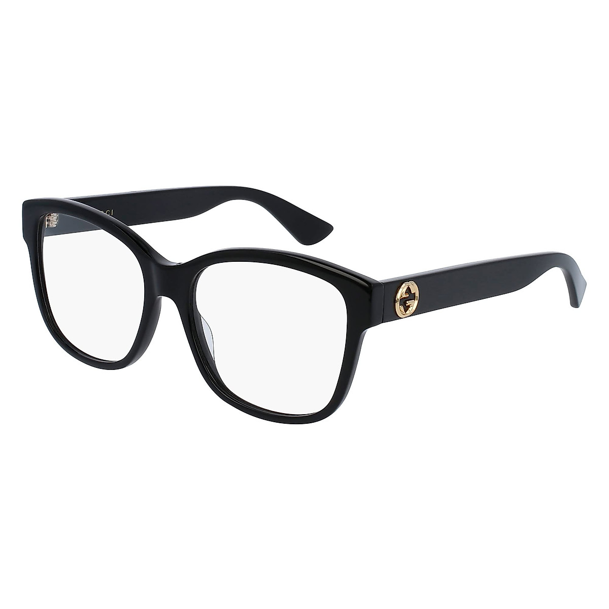 Gucci Square Eyeglasses GG0038ON 001 Black 54mm 38