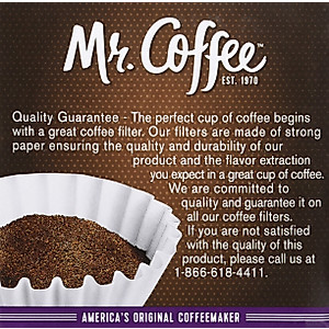 Mr. Coffee 8-12 Cup Coffee Filters 50 Pack (2 Count - 100 Total Filters)