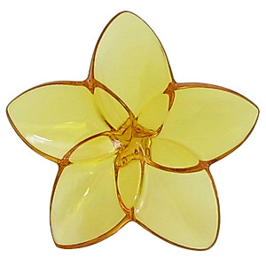 Baccarat Crystal Bloom Flower - Amber
