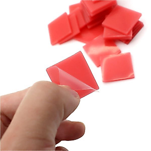 60 Pcs Painting Glue Clay Wax for DIY Diamonds Art Painting,2x2cm Red